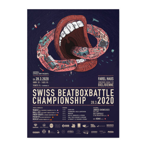 Gestaltung Swiss Beatbox Battle Championship