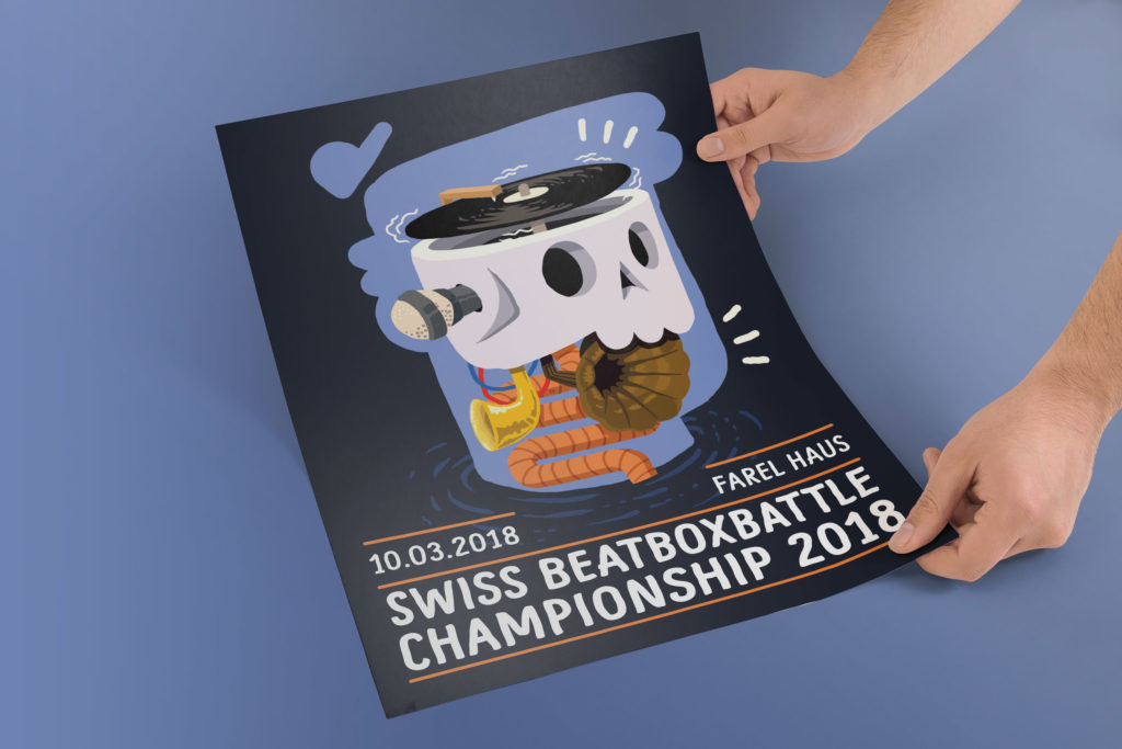 Gestaltung Swiss Beatbox Battle Championship